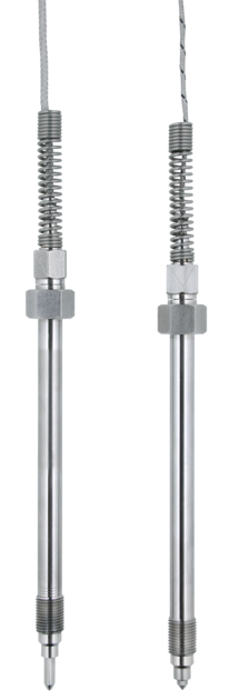 Screw-in melt RTD temperature probe