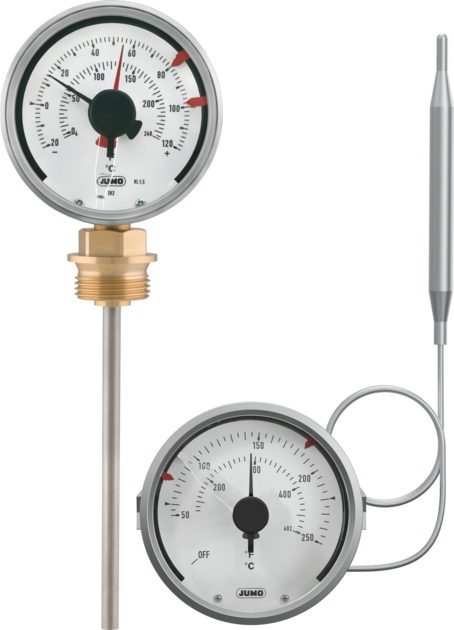 Contact dial thermometer